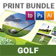 Golf Print Bundle 6, Print Templates | GraphicRiver