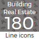 Building and Real Estate line icons, Icons | GraphicRiver