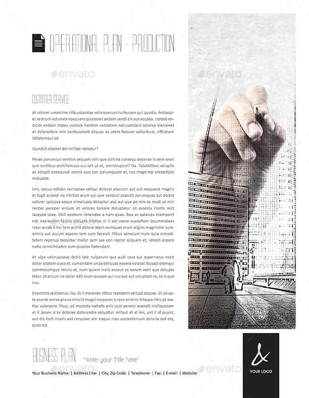 53 Pages Full Business Plan Template - U.S. Letter by Keboto | GraphicRiver