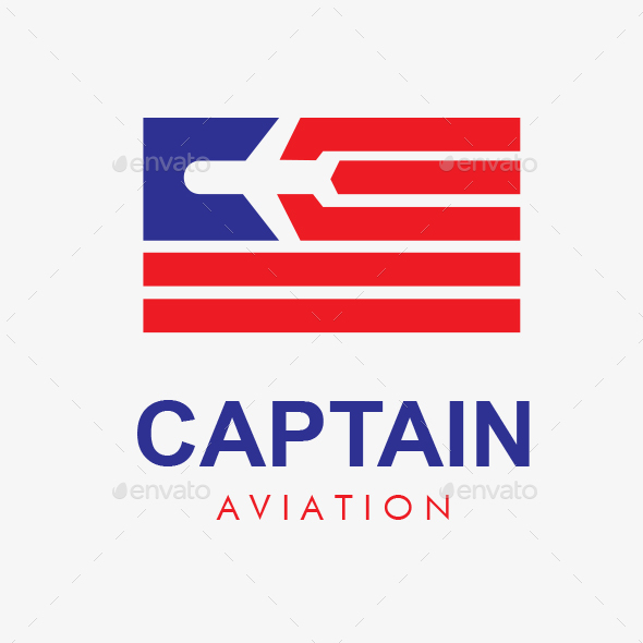 Captain Aviation, Logo Templates | GraphicRiver