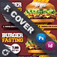 Fast Food Burger Cover Templates, Web Elements | GraphicRiver