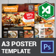 A3 Food Poster Template (Light & Dark), Print Templates | GraphicRiver