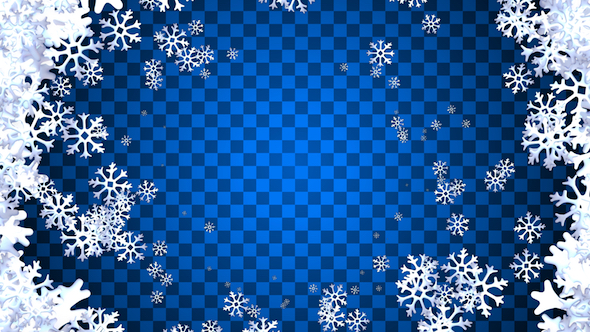 Winter Snowflakes Transitions, Motion Graphics | VideoHive