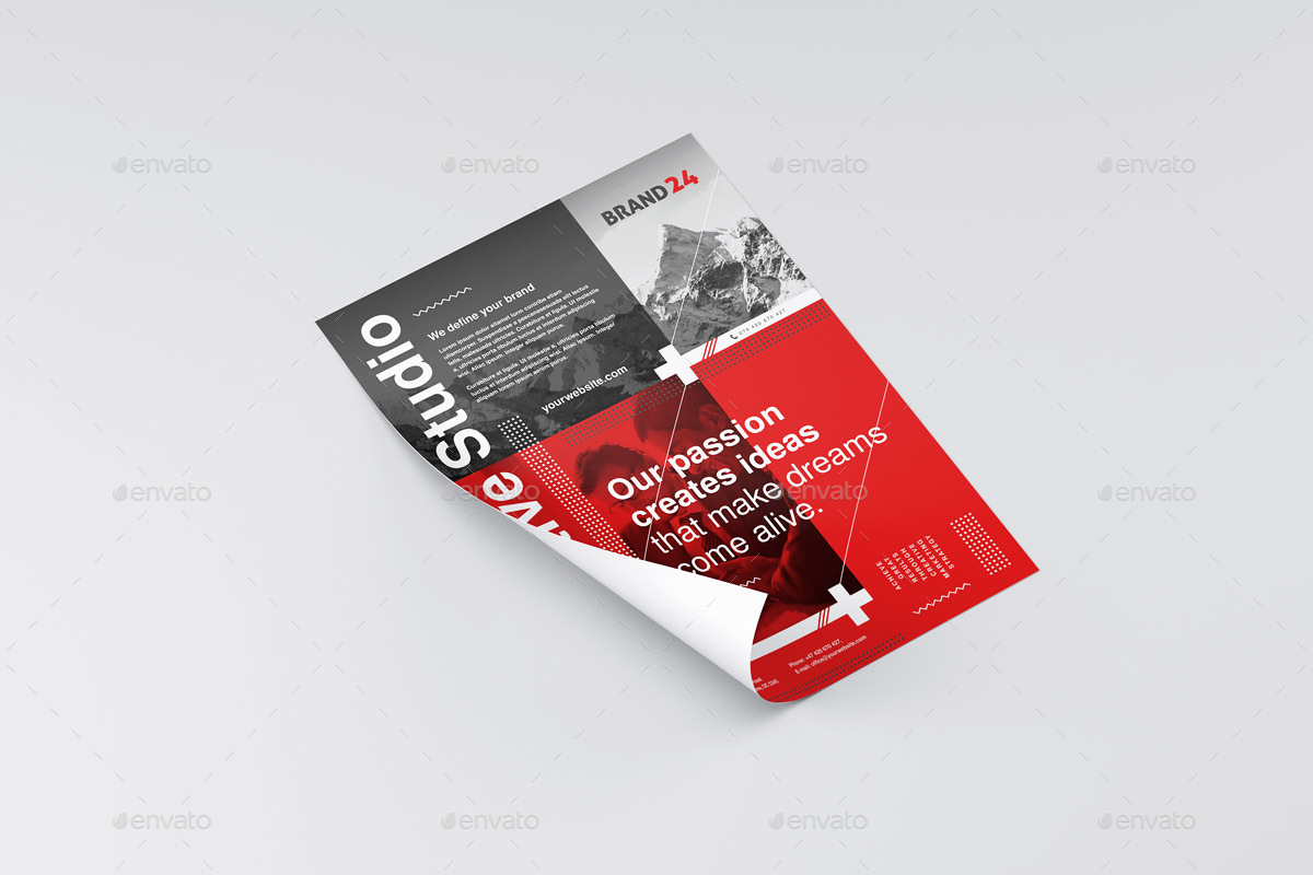 Swiss Style Flyer, Print Templates | GraphicRiver