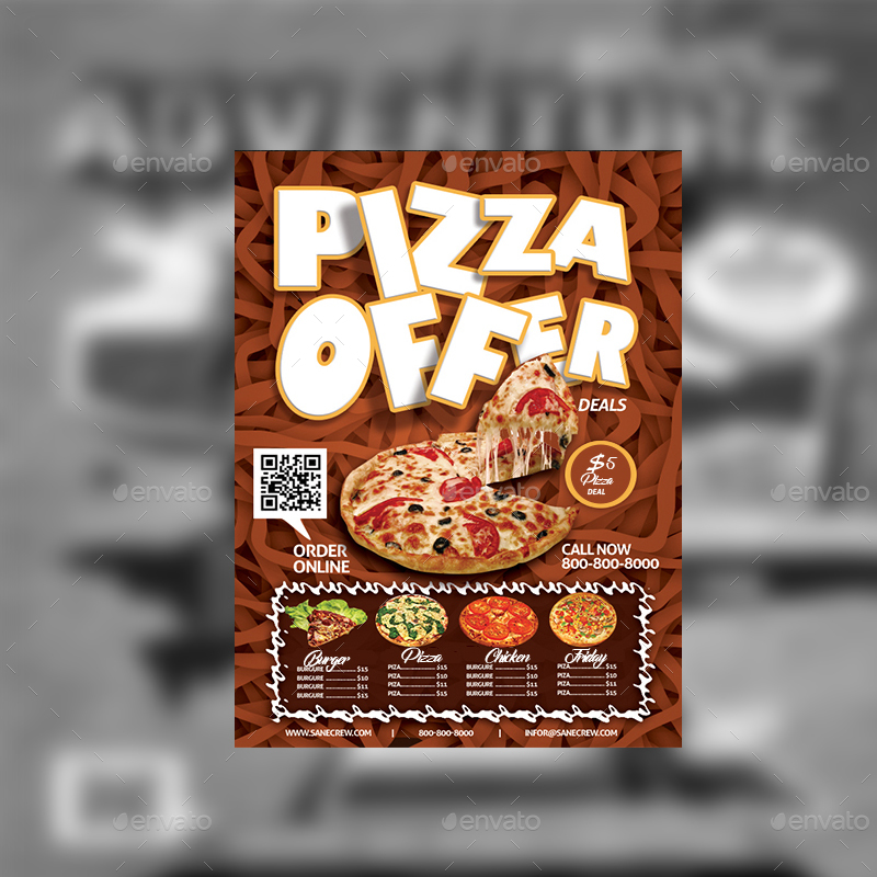 Restaurant Fast Food Poster, Print Templates | GraphicRiver