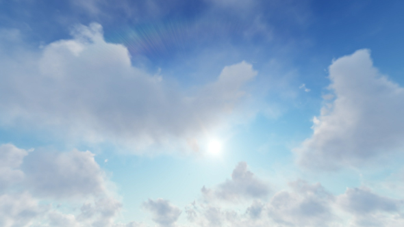 Moving Clouds and Sun, Motion Graphics | VideoHive