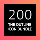 The Outline Icon Bundle 200 part 2, Icons | GraphicRiver
