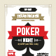 Poker night poster template, Print Templates | GraphicRiver
