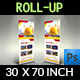 Construction Business Signage Roll Up Template Vol.5, Print Templates