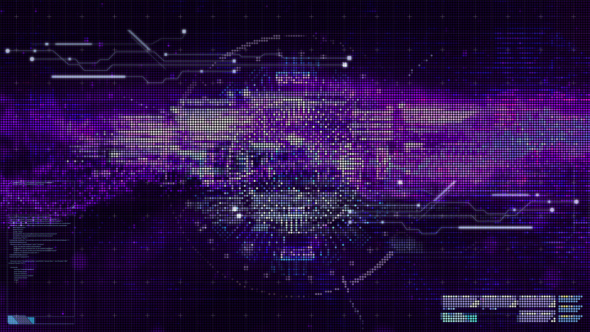 Digital Abstract Matrix Particles 01, Motion Graphics | VideoHive