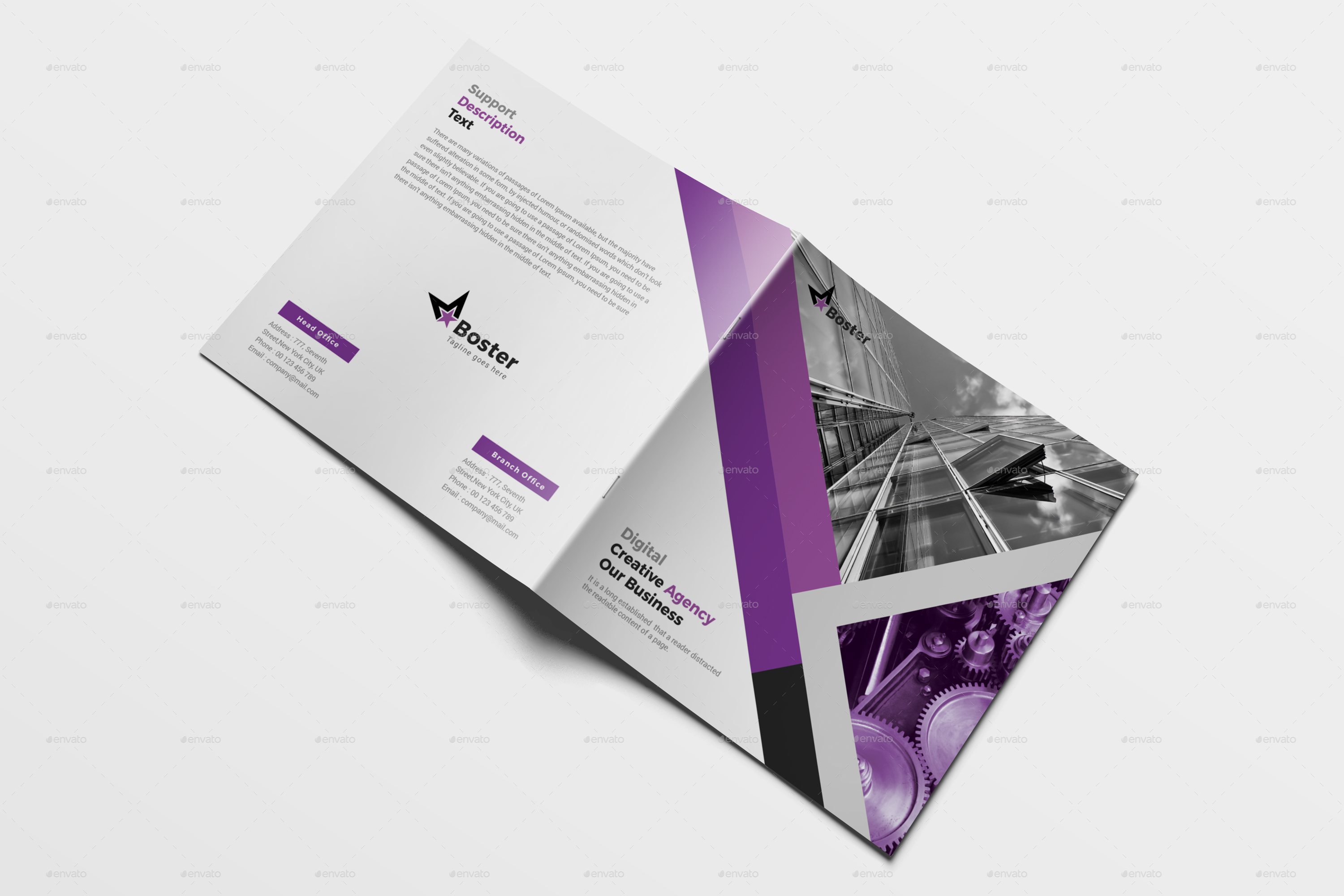 Square Brochure, Print Templates | GraphicRiver