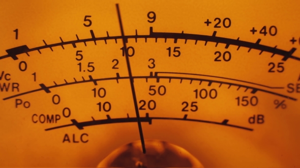 Analog Dial Signal Indicator, Stock Footage | VideoHive