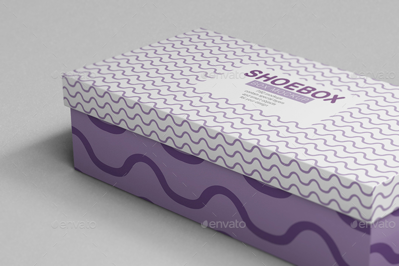 Paper Shoe Box Mockup, Graphics | GraphicRiver