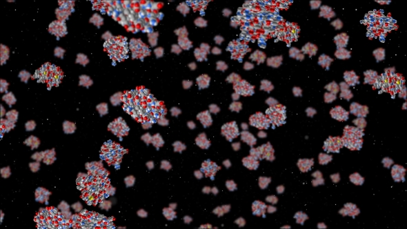 Rotation of Model Molecule , Motion Graphics | VideoHive