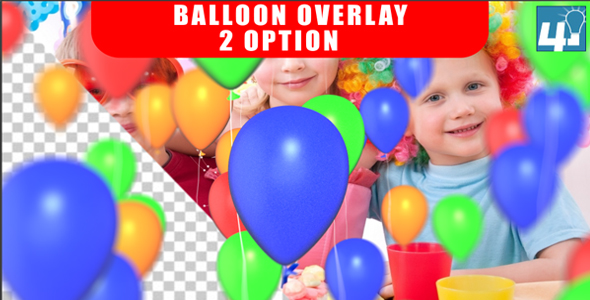 Balloon Overlay, Motion Graphics | VideoHive