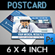 Medical Laboratory Postcard Template, Print Templates | GraphicRiver