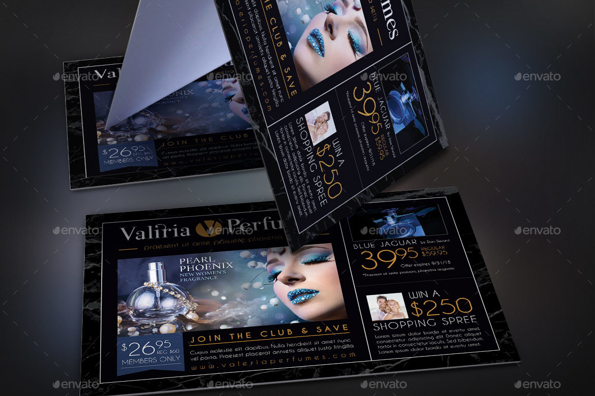Perfume Club Flyer Template, Print Templates | GraphicRiver