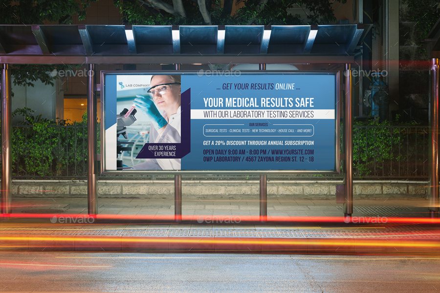 Medical Laboratory Advertising Bundle, Print Templates | GraphicRiver
