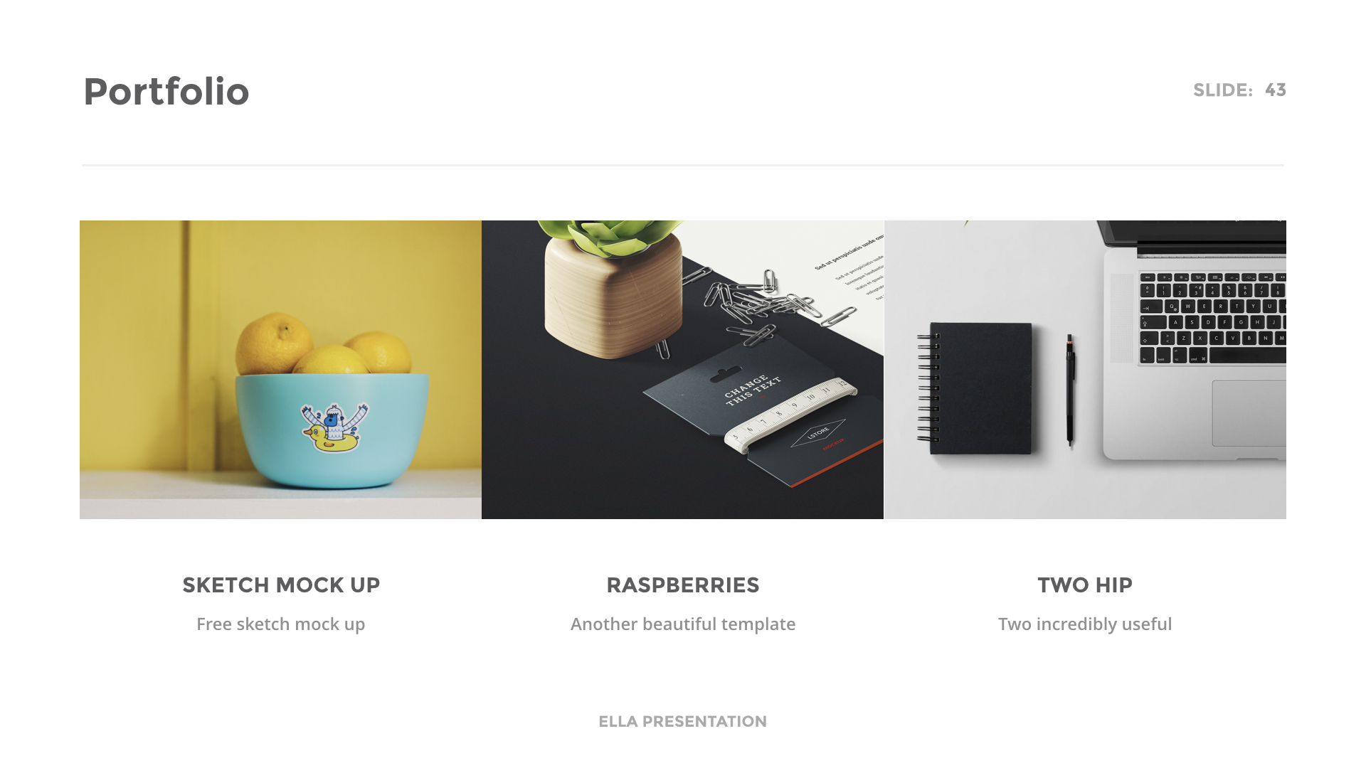 ELLA Creative Keynote Template, Presentation Templates | GraphicRiver
