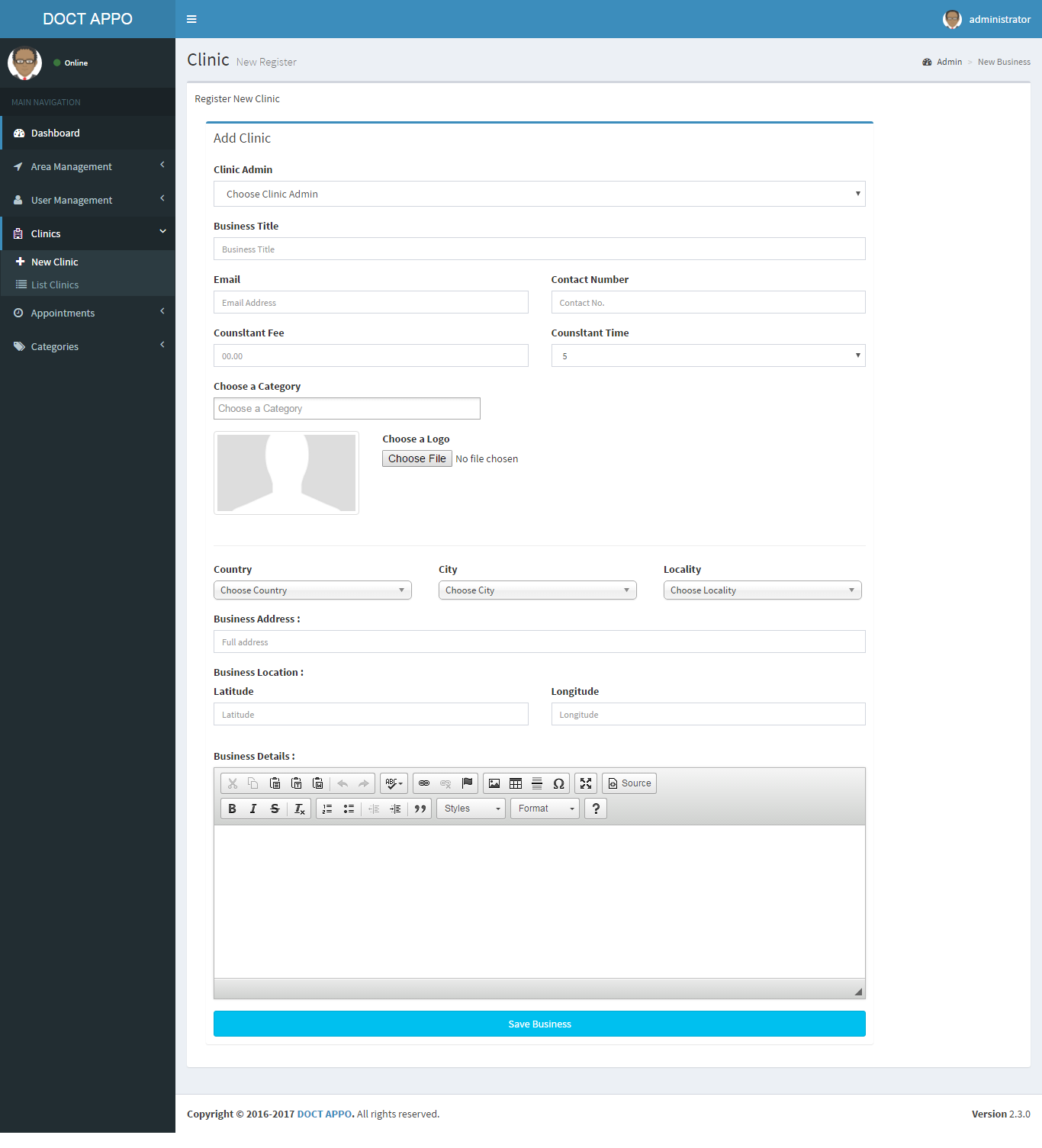 Multiple Clinic App - Appointment Booking for Doctor by waywebsolution
