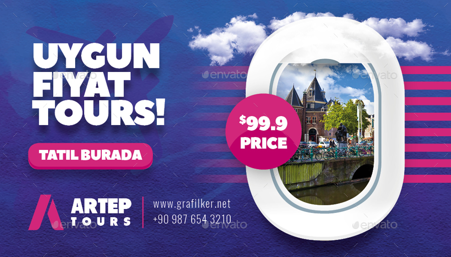 Travel Tours Business Card Templates, Print Templates | GraphicRiver