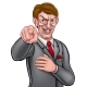 Evil Pointing Businessman, Vectors | GraphicRiver