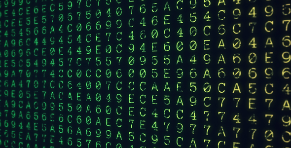 Hexadecimal Code Background, Motion Graphics | VideoHive