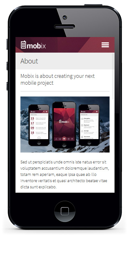 Mobix - HTML Mobile Template by mobiokit | ThemeForest