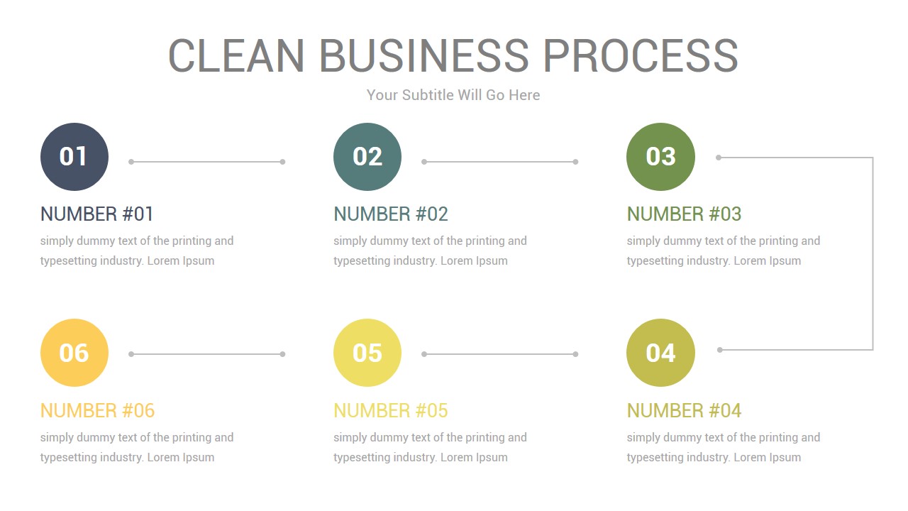 Clean Business PowerPoint Presentation Template, Presentation Templates