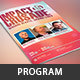 Gospel Crusade Program Template, Print Templates | GraphicRiver