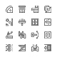 Set Line Icons of Window, Icons | GraphicRiver