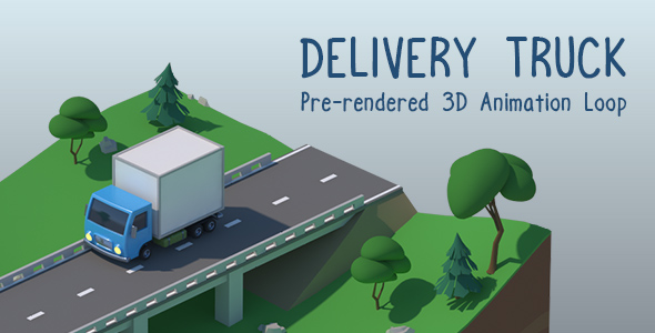 Delivery Truck, Motion Graphics | VideoHive