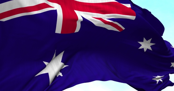 Australian Flag Animation, Motion Graphics | VideoHive