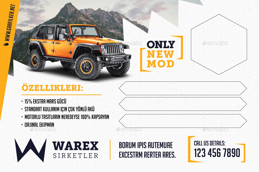Car Sales Postcard Templates, Print Templates | GraphicRiver
