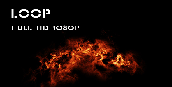 Burning Fire Loop, Motion Graphics | VideoHive