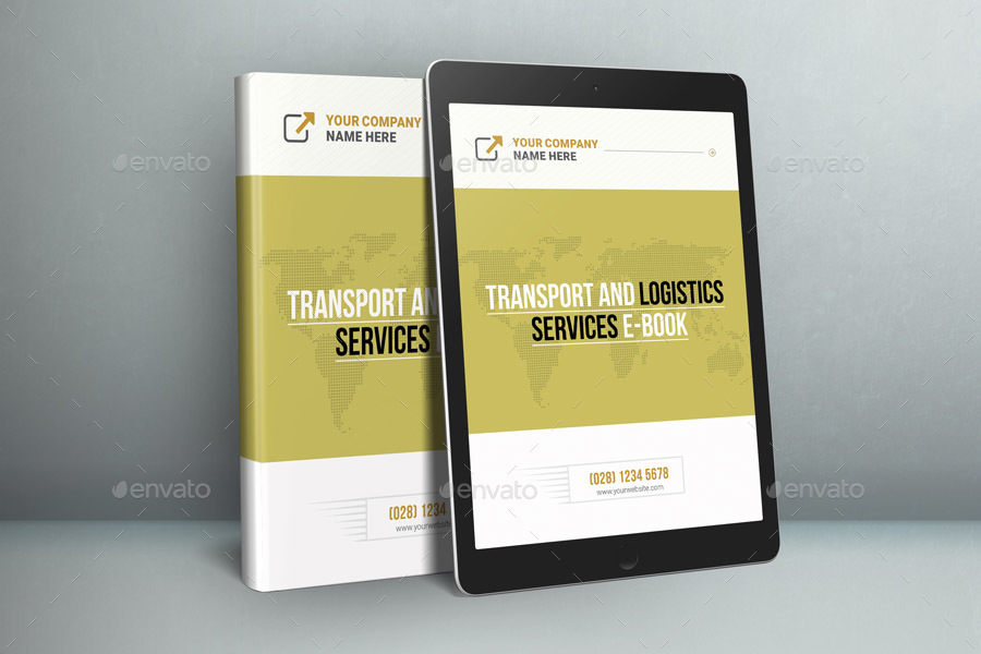 Transport And Logistics Services E-Book, ePublishing | GraphicRiver