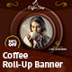 Coffee Roll-Up Banner, Print Templates | GraphicRiver