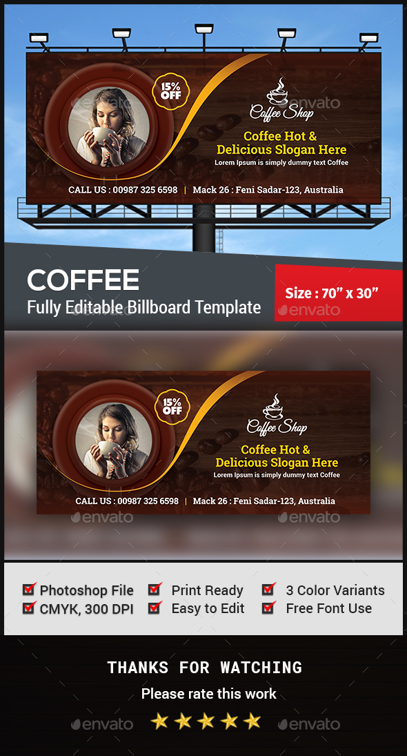 Coffee Billboard by Creative-Touch | GraphicRiver
