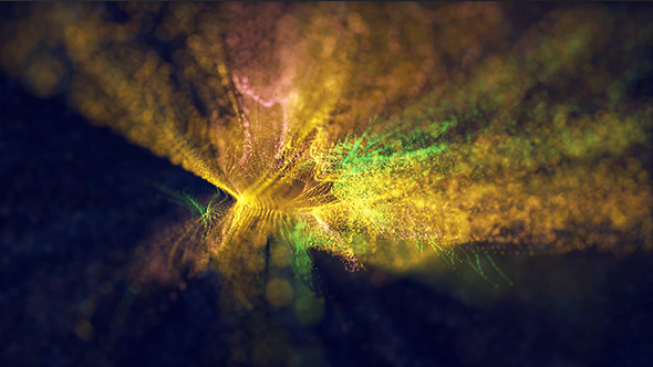 Gorgeous Color Particles Background, Motion Graphics | VideoHive