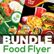 Food Flyer Template Bundle, Print Templates | GraphicRiver