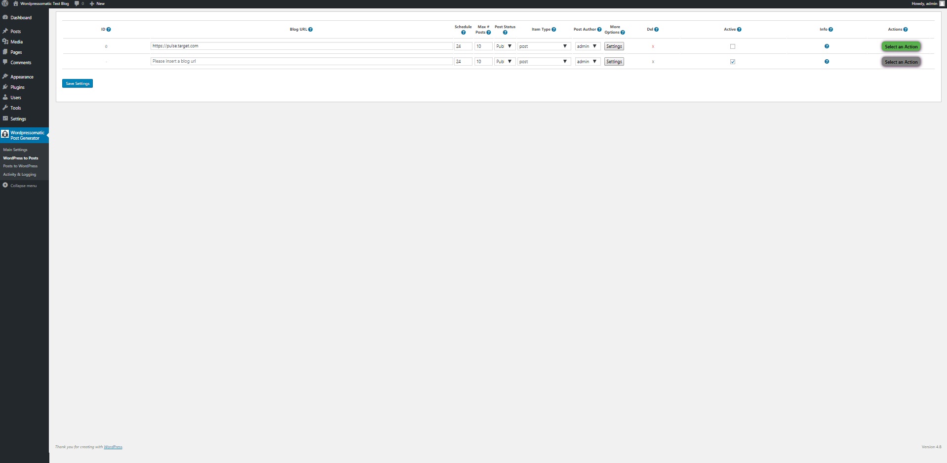 Wordpressomatic WordPress To WordPress Automatic Crossposter Plugin for WordPress by CodeRevolution