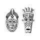 African Masks of Savages Engraving Style, Vectors | GraphicRiver