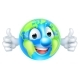 Cartoon World Earth Day Thumbs Up Globe Character, Vectors | GraphicRiver