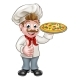 Cartoon Pizza Chef Character Mascot, Vectors | GraphicRiver