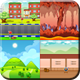 8 Different Game Backgrounds, Game Assets | GraphicRiver