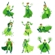 ECO Superhero Characters Set, Vectors | GraphicRiver