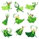 ECO Superhero Characters in Action Set, Vectors | GraphicRiver