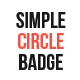 Simple Circle Badge Set, Web Elements | GraphicRiver