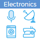 130 Electronics Cute, Icons | GraphicRiver