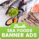 SeaFood Store, Fresh Food Banners Ad, Web Elements | GraphicRiver
